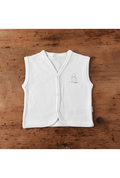 Baby Center Yelek Organik Ekru Baby Center Yelek Organik Ekru