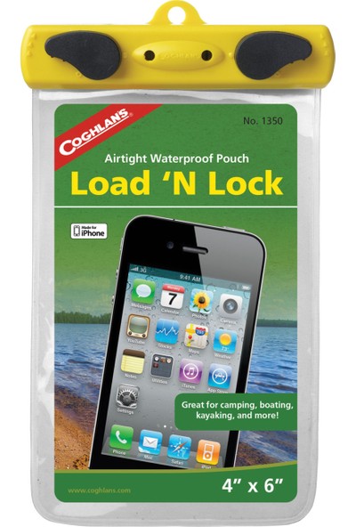 Coghlans Su Geçirmez Kilitli Şeffaf Özel Eşya Kılıfı 6 X 8 İnch