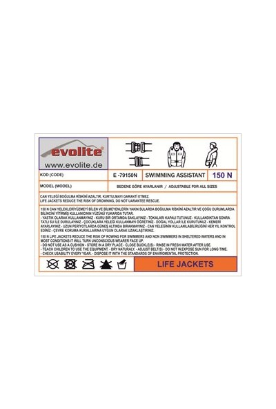 Evolite Can Yeleği Kırmızı Standart Beden