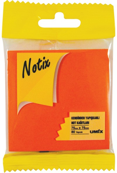 Notix Neon Turuncu 80 Yp 75x75 Asmalı Notix Neon Turuncu 80 Yp 75x75 Asmalı