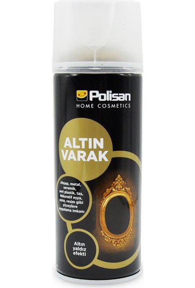 Polisan Sprey Boya Altın Varak (Altın Yaldız Efekti) Polisan Sprey Boya Altın Varak (Altın Yaldız Efekti)
