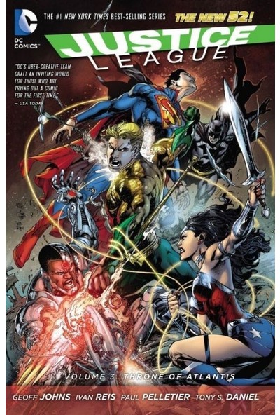 Justice League (2011-2016) Vol. 3: Throne Of Atlantis İngilizce Çizgi Roman Justice League (2011-2016) Vol. 3: Throne Of Atlantis İngilizce Çizgi Roman