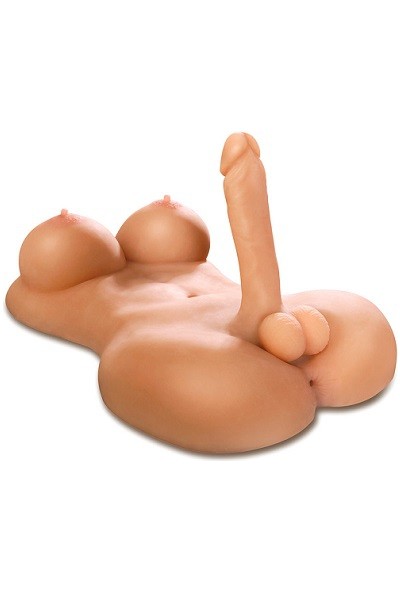 Lilitu Shop Gerçek Ölçülerde Realistik 18 cm Penisli Travesti Ladyboy Vücut