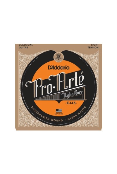 D'Addario EJ43 Pro-Arte Light Tension Klasik Gitar Teli D'Addario EJ43 Pro-Arte Light Tension Klasik Gitar Teli