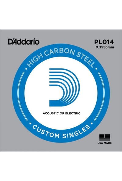 Daddarıo Pl014 Elektro Tek Tel 014 Si Teli