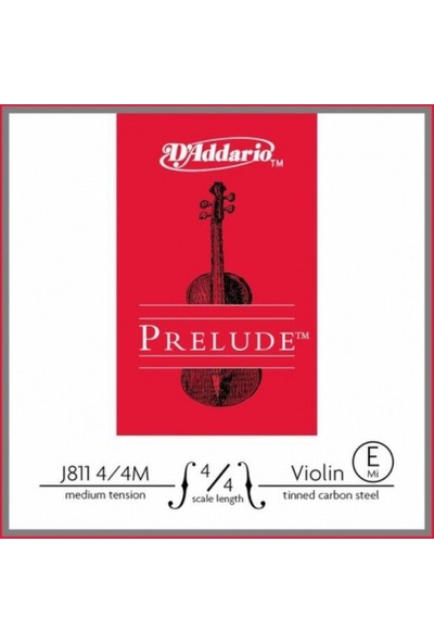 Daddarıo J811 Keman 1Nci Tel E Mi Normal Tension Prelude