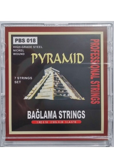 Pyramid Pbs 018 Kısa Sap İçin Saz Teli - Kutulu - Orjinal Alman
