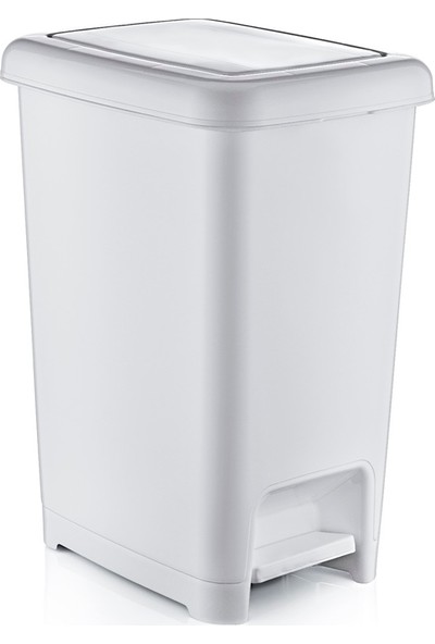 Vienev 10 lt Slim Pedallı Çöp Kovası Beyaz Vienev 10 lt Slim Pedallı Çöp Kovası Beyaz