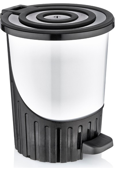 Vienev 26 lt Renkli Pedallı Çöp Kovası