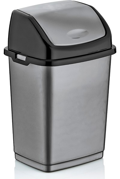 Dünya Plastik 18 lt Fantasy Çöp Kovası Siyah Dünya Plastik 18 lt Fantasy Çöp Kovası Siyah