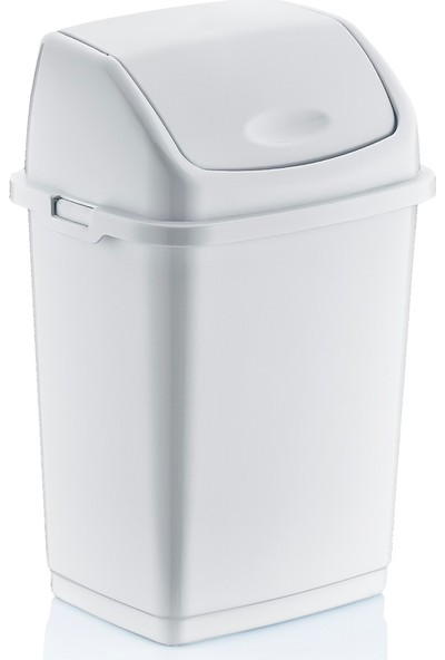 Vienev 18 lt Fantasy Çöp Kovası Beyaz
