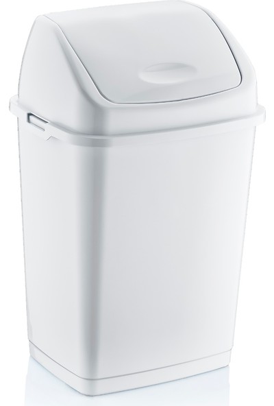 Vienev 35 lt Fantasy Çöp Kovası Beyaz
