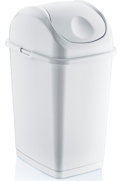 Vienev 35 lt Slim Çöp Kovası Beyaz