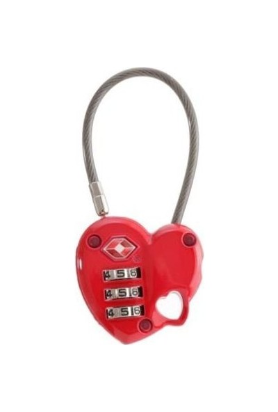 Munkees Kalp Şekilli Bavul Kilidi