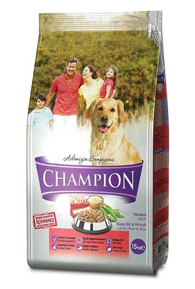 Champion Kuzu Etli Köpek Maması 15 Kg