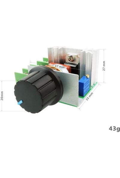 Knmaster 220 Volt 2000 Watt Motor Hız Kontrol Devresi / Dimmer Knmaster 220 Volt 2000 Watt Motor Hız Kontrol Devresi / Dimmer