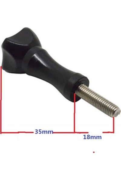 Knmaster Sony Aksiyon Kamera Uyumlu Bağlantı Vidası ( Uzun )