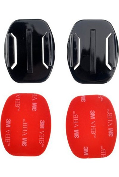 Knmaster Gopro Uyumlu Düz Yüzey 3M Yapışkanı 2 Adet Knmaster Gopro Uyumlu Düz Yüzey 3M Yapışkanı 2 Adet