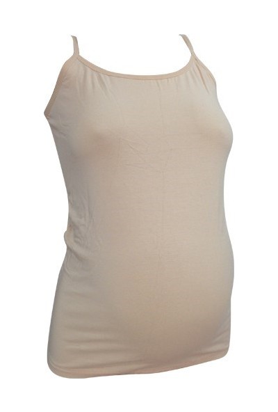 Chezmam 8561 İnce Askılı Hamile Fanila / Ten Rengi / M