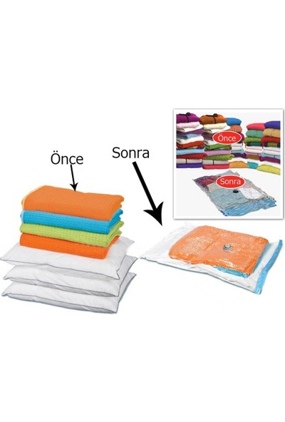 Vakumlu Hurç - 4Lü Saklama Poşeti