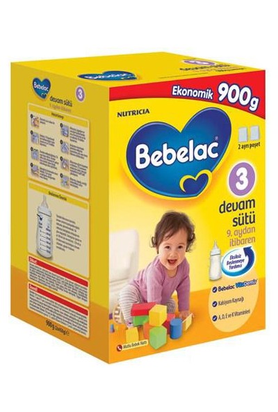 Bebelac 3 Devam Sütü 900 gr Bebelac 3 Devam Sütü 900 gr