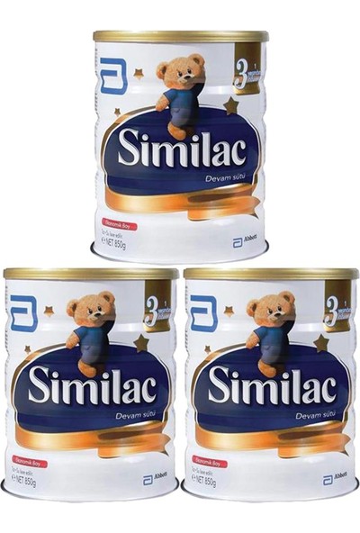 Similac 3 Devam Sütü 850 gr - 3'lü