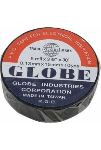 Carub Globe 19Mm Orjinal İzole Elektrik Bant (5Adet) Carub Globe 19Mm Orjinal İzole Elektrik Bant (5Adet)