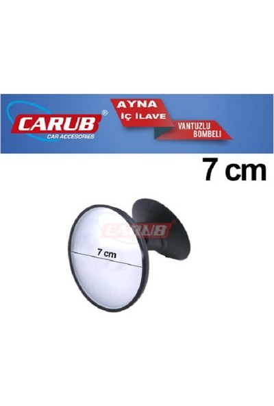 Carub Ayna İç İlave Vantuzlu Ayna Çap:7Cm 0221166