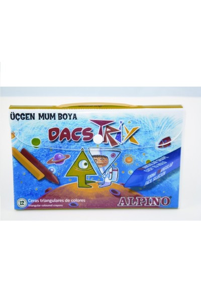 Alpıno Mum Boya 12Li Dacstrıx Üçgen Da-25 Alpıno Mum Boya 12Li Dacstrıx Üçgen Da-25