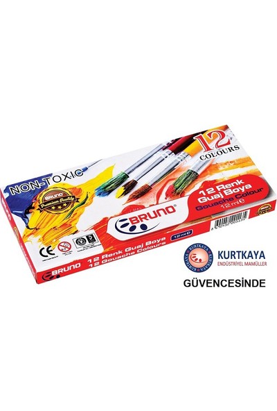 Bruno Guaj Boya 12 Renk X 12Ml Bruno Guaj Boya 12 Renk X 12Ml