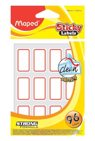 Maped Yapışkanlı Ayraç Etiket 18X32Mm 96 Lı 774510