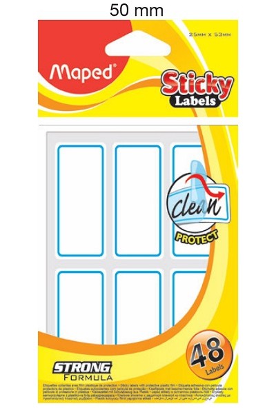 Maped Yapışkanlı Etiket 25X53 774110