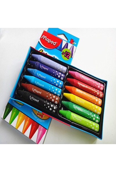 Maped Color Peps Yağlı Pastel 12 Li 864010 Maped Color Peps Yağlı Pastel 12 Li 864010