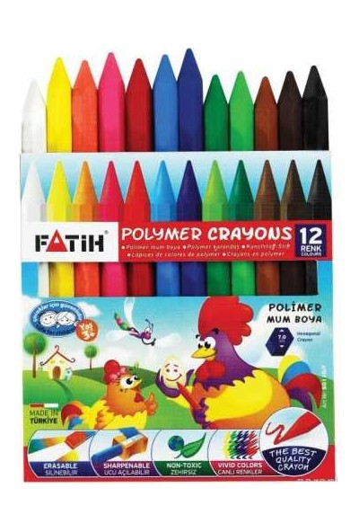Pensan Fatih Kısa Boy Mum Boya 12 Li Pensan Fatih Kısa Boy Mum Boya 12 Li