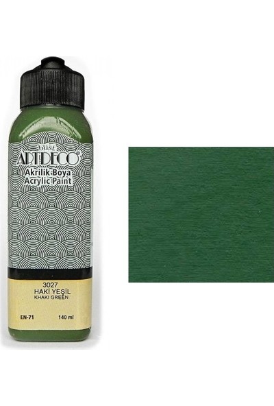 Artdeco Akrilik Boya 140 Ml Haki Yeşil