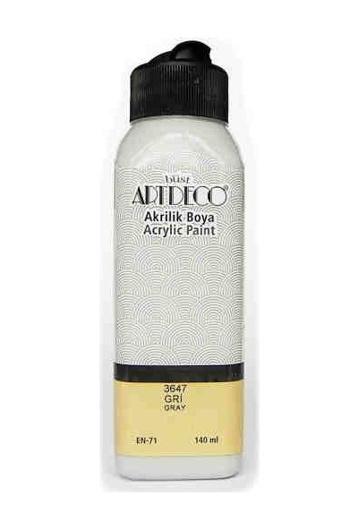 Artdeco Akrilik Boya 140 Ml Gri