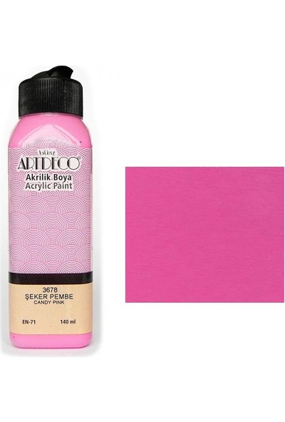 Artdeco Akrilik Boya 140 Ml Şeker Pembe Artdeco Akrilik Boya 140 Ml Şeker Pembe