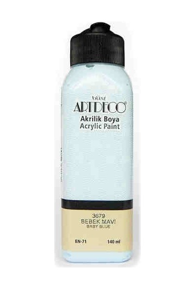 Artdeco Akrilik Boya 140 Ml Bebek Mavi Y-070R-3679 Artdeco Akrilik Boya 140 Ml Bebek Mavi Y-070R-3679