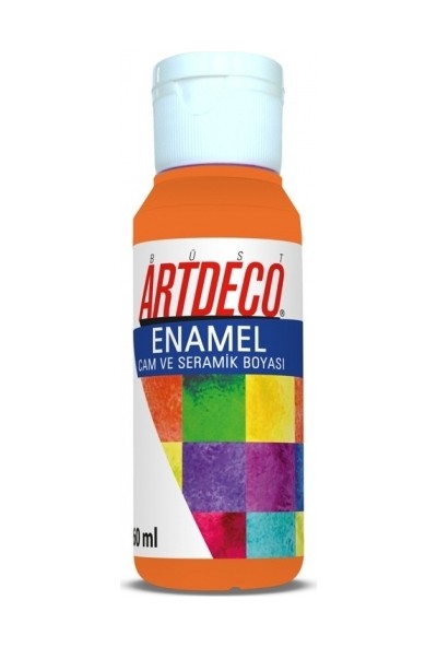 Artdeco Enamel Cam Ve Seramik Boyası 60 Ml Turuncu Artdeco Enamel Cam Ve Seramik Boyası 60 Ml Turuncu