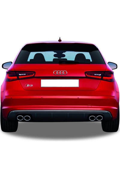 Ps Dizayn Audi A3 8V S3 Hatchback Difüzör (Plastik) Ps Dizayn Audi A3 8V S3 Hatchback Difüzör (Plastik)