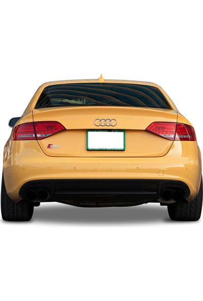 Ps Dizayn Audi A4 B8 S4 Difüzör ( Plastik)