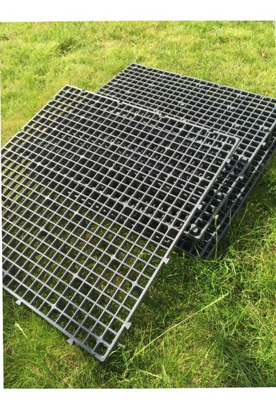 Güvercin Izgara Tavuk Taban Yer Kümes Salma Kafes Izgarası, 50x50 cm 1 Adet