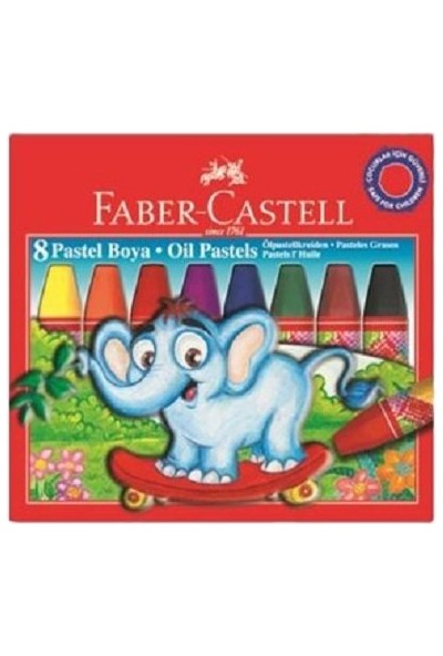 Faber-Castell Redline Karton Kutu Pastel Boya 8 Renk Faber-Castell Redline Karton Kutu Pastel Boya 8 Renk