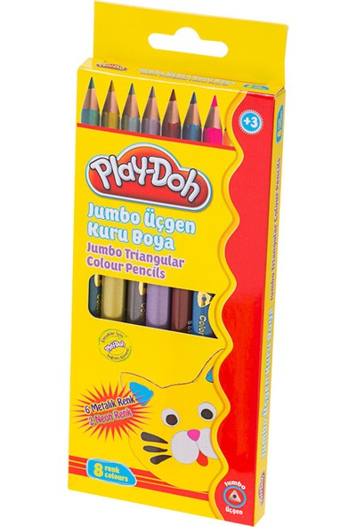 Play-Doh Kuruboya Jumbo 8 Renk Neon Play-Ku016 Play-Doh Kuruboya Jumbo 8 Renk Neon Play-Ku016