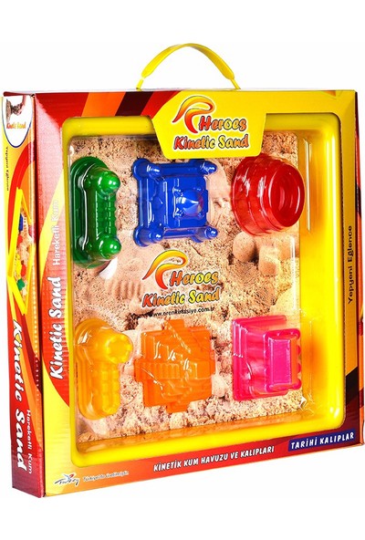 Eren Oyuncak Heroes Kinetik Kum 500 gr - Tarihi Kalıplar Eren Oyuncak Heroes Kinetik Kum 500 gr - Tarihi Kalıplar