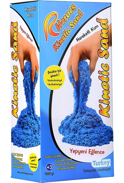 Eren Oyuncak Herores Kinetik Kum 500 gr - Mavi Eren Oyuncak Herores Kinetik Kum 500 gr - Mavi
