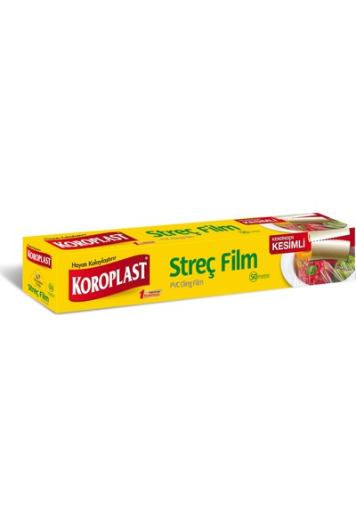 Koroplast 50 Mt Streç Film Kendinden Kesimli
