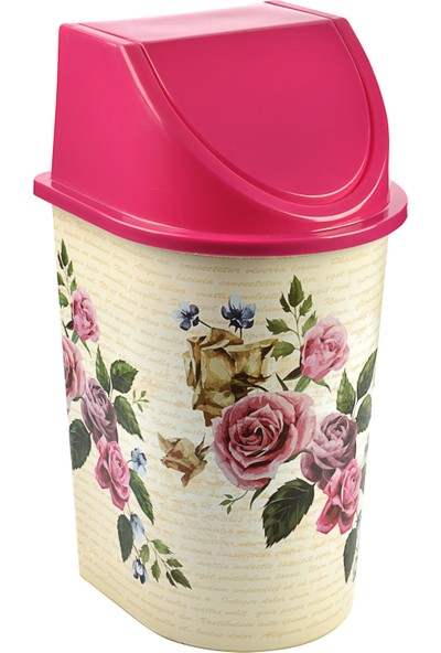 Tuffex Desenli Klik Çöp Kovası No 2 (15 Lt) Tuffex Desenli Klik Çöp Kovası No 2 (15 Lt)