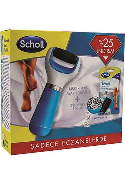 Scholl Velvet Ayak Törpüsü Mavi Kit + Velvet 2'li Yedek