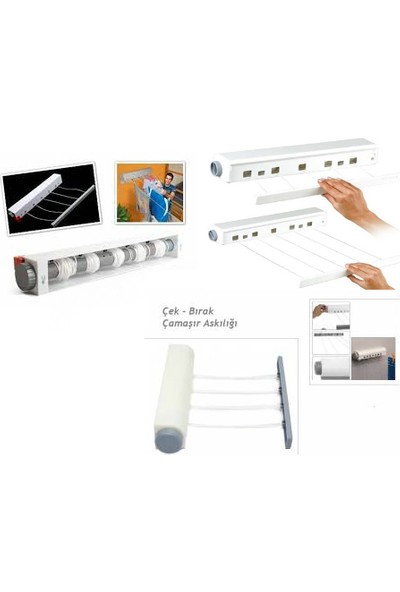 Toptancı Kapında Pratik Çamaşır Askılığı